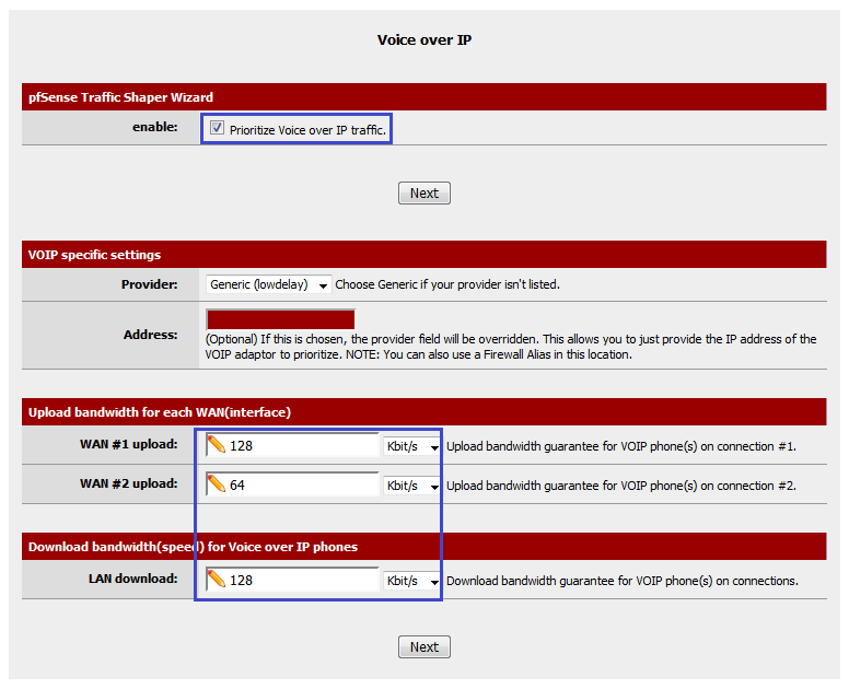 Solved: pfSense QoS (aka Traffic Shaper) VoIP issue | Experts Exchange